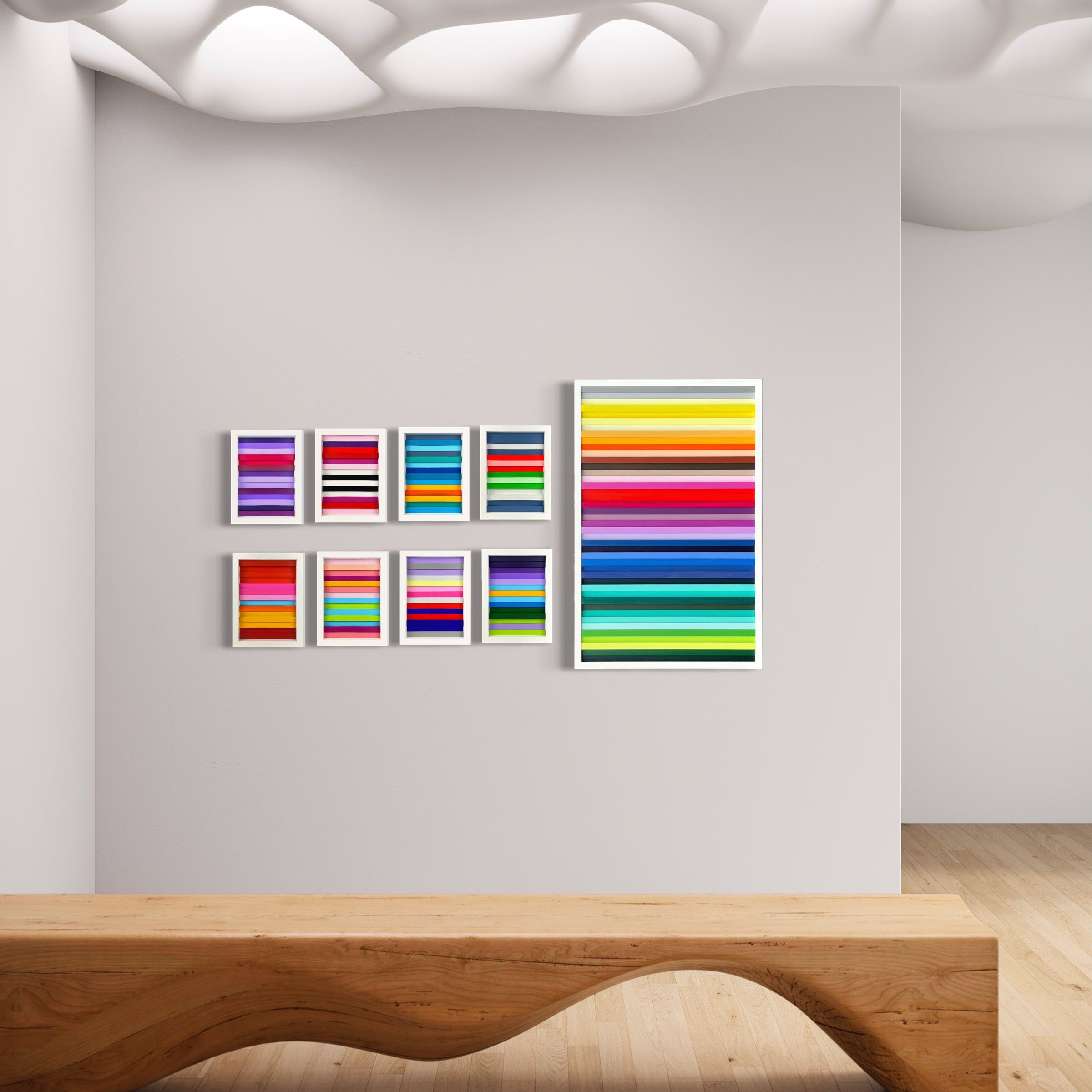 Spectrum Collection | Original Wood Art | Salt Sky Studio